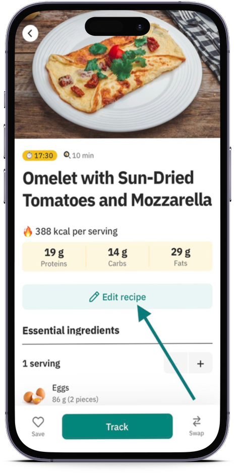 How can I add the ingredient to my recipe? – Unimeal